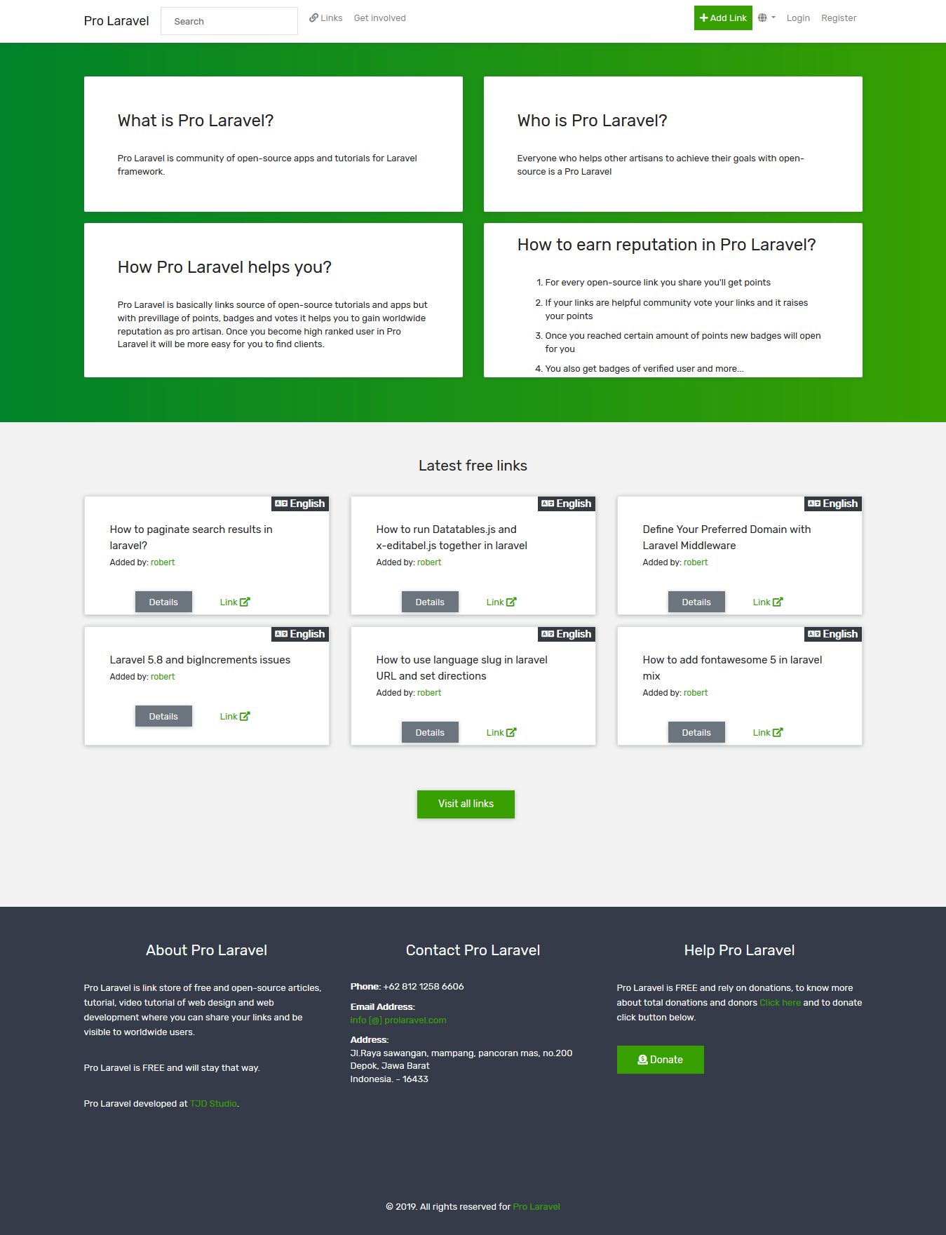 Pro Laravel - CV.Irando